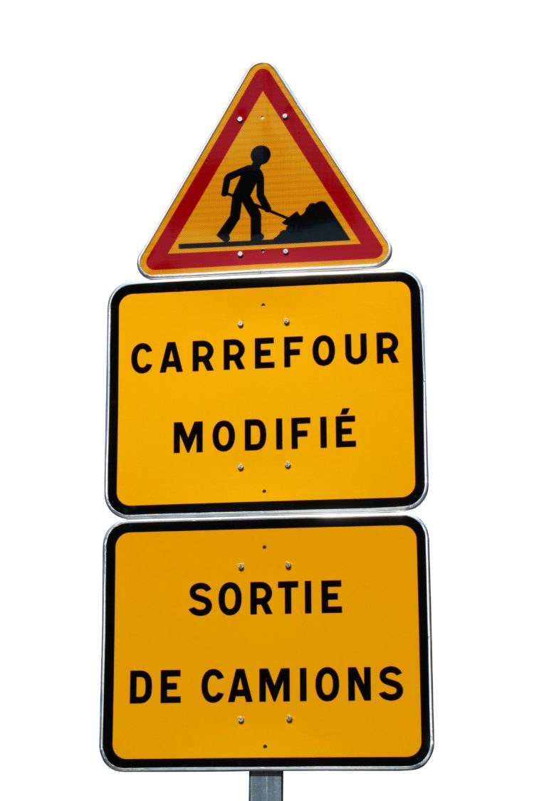 Panneaux de Signalisation de Chantier : Règles d'implantation