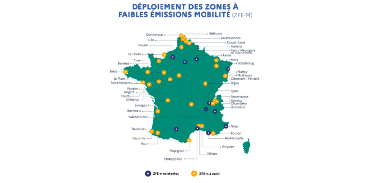 Les zones à faibles émissions mobilités - Direct Signalétique